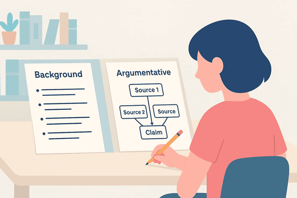 Example 5: From Background to Argumentative Synthesis