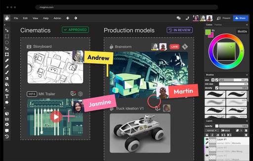 Multiplayer art platform for modern studios | Magma