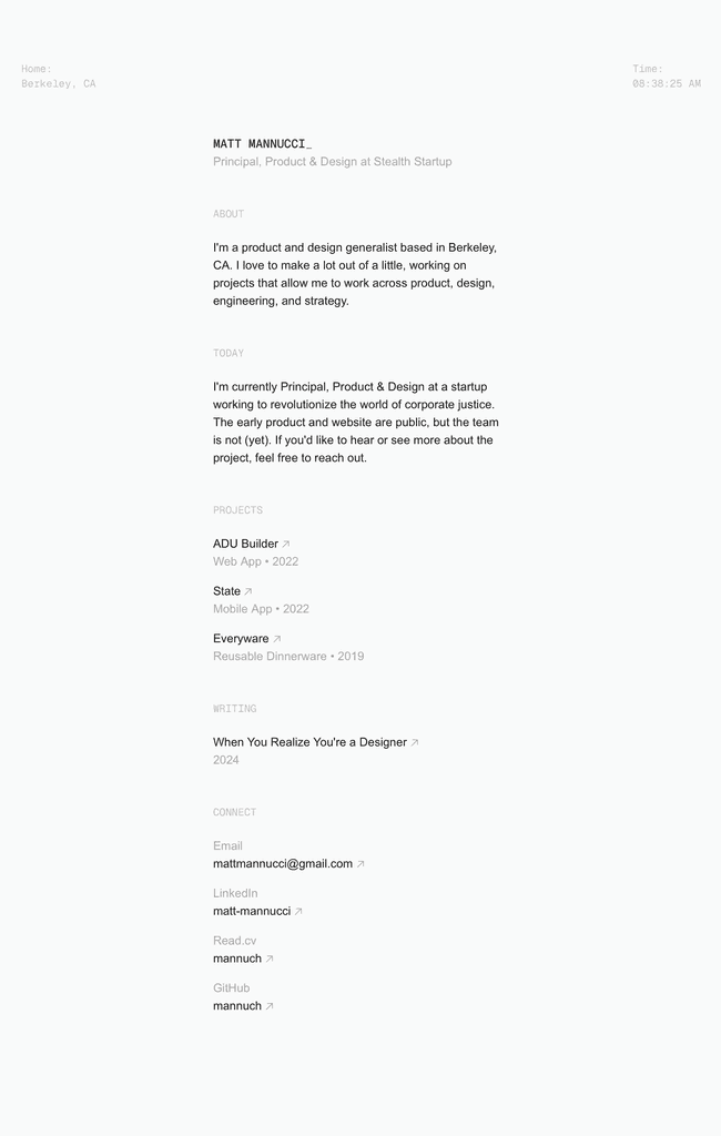Dead Simple Sites — Minimal Website Inspiration