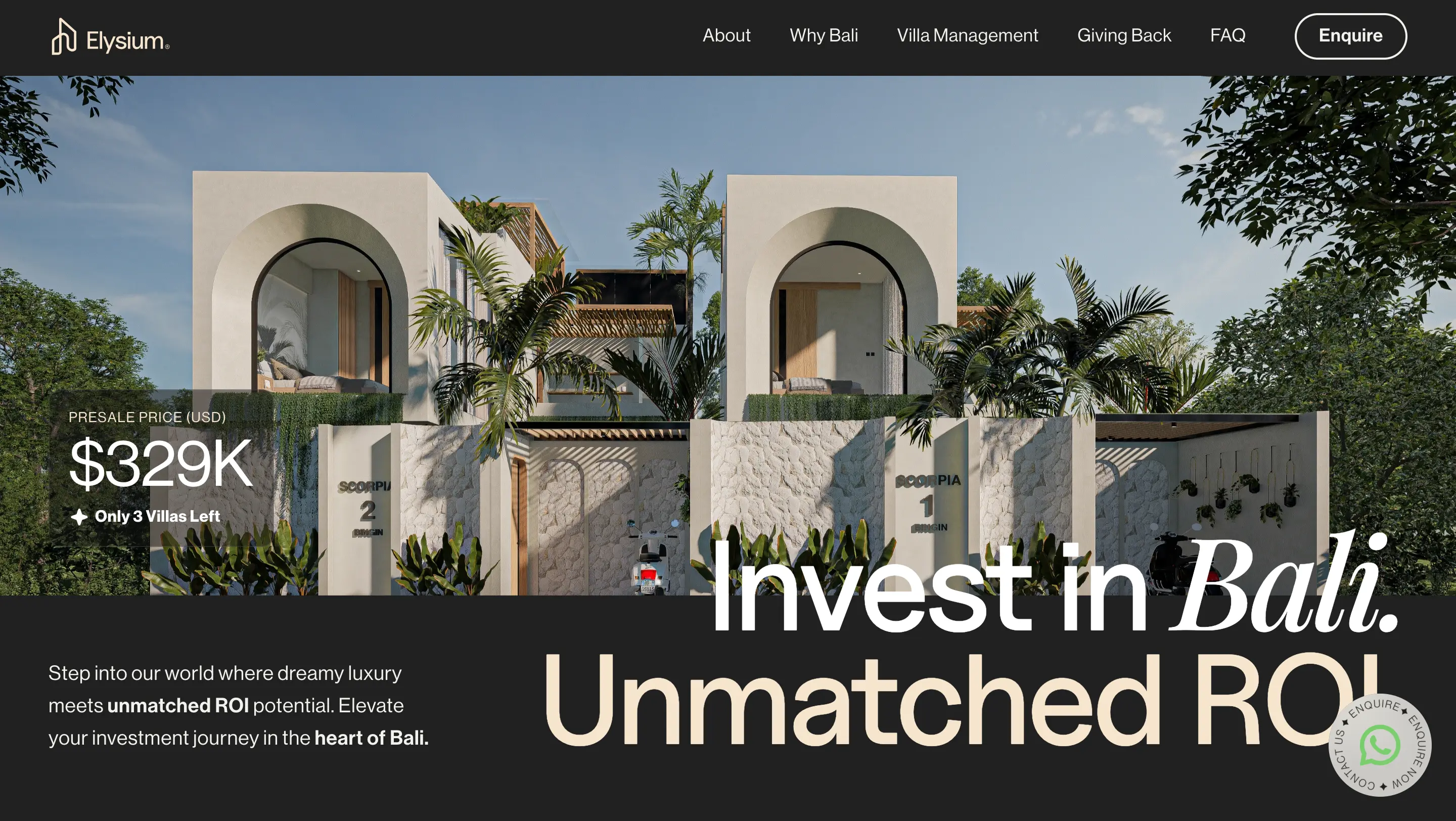 Elysium Group Bali | Luxury Villa Investment
