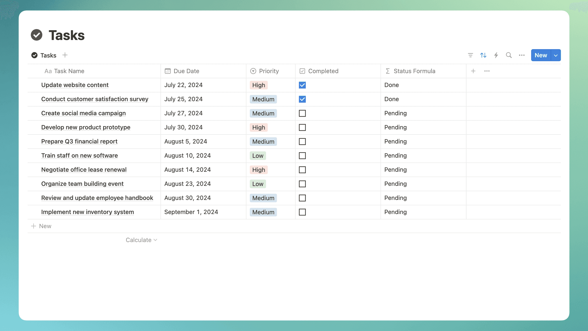 Notion Formulas: The if() Function - First Blocks