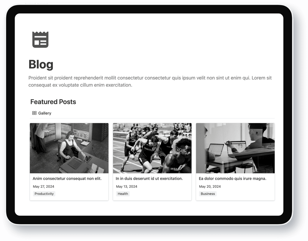 Easlo - The Best Notion Templates for Work and Life