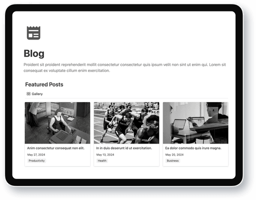Easlo - The Best Notion Templates for Work and Life