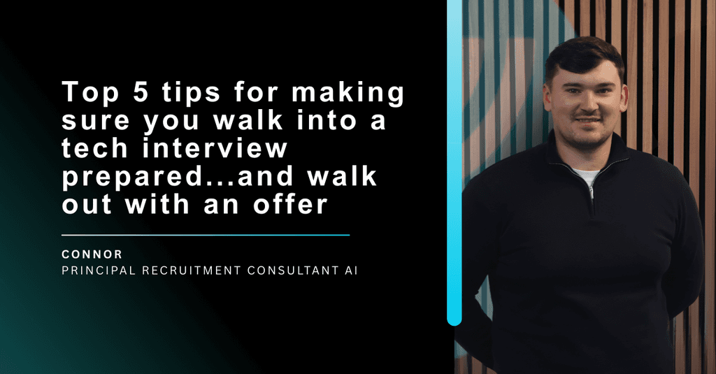 Top 5 tips for nailing a tech interview.