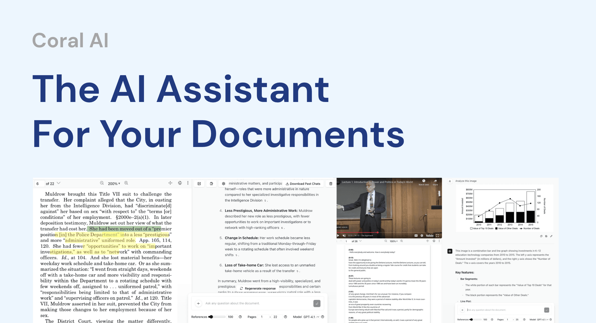 Chat with DOCX | Coral AI