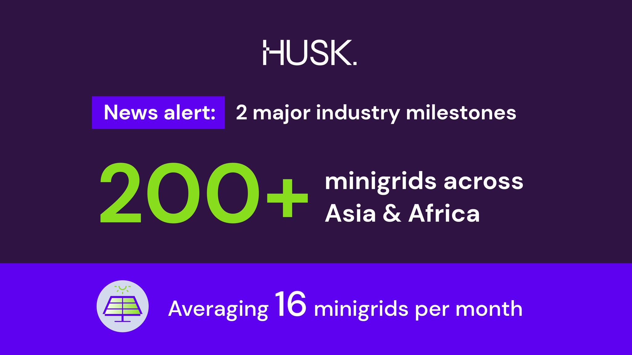 Husk - Distributed Energy Resources platform