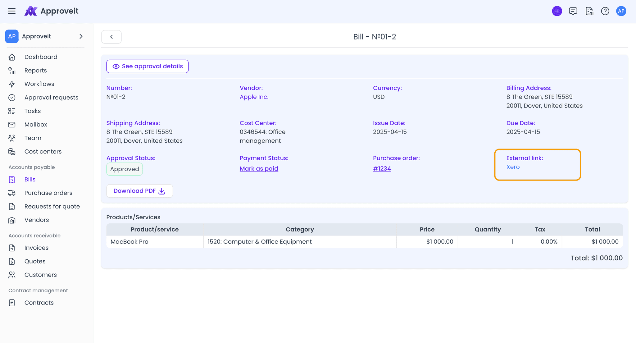 Xero Bills Workflow Automation Guide