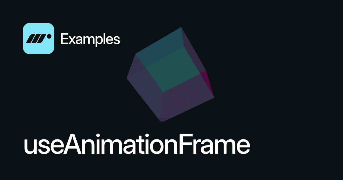 Spinning 3D cube - Motion Tutorial