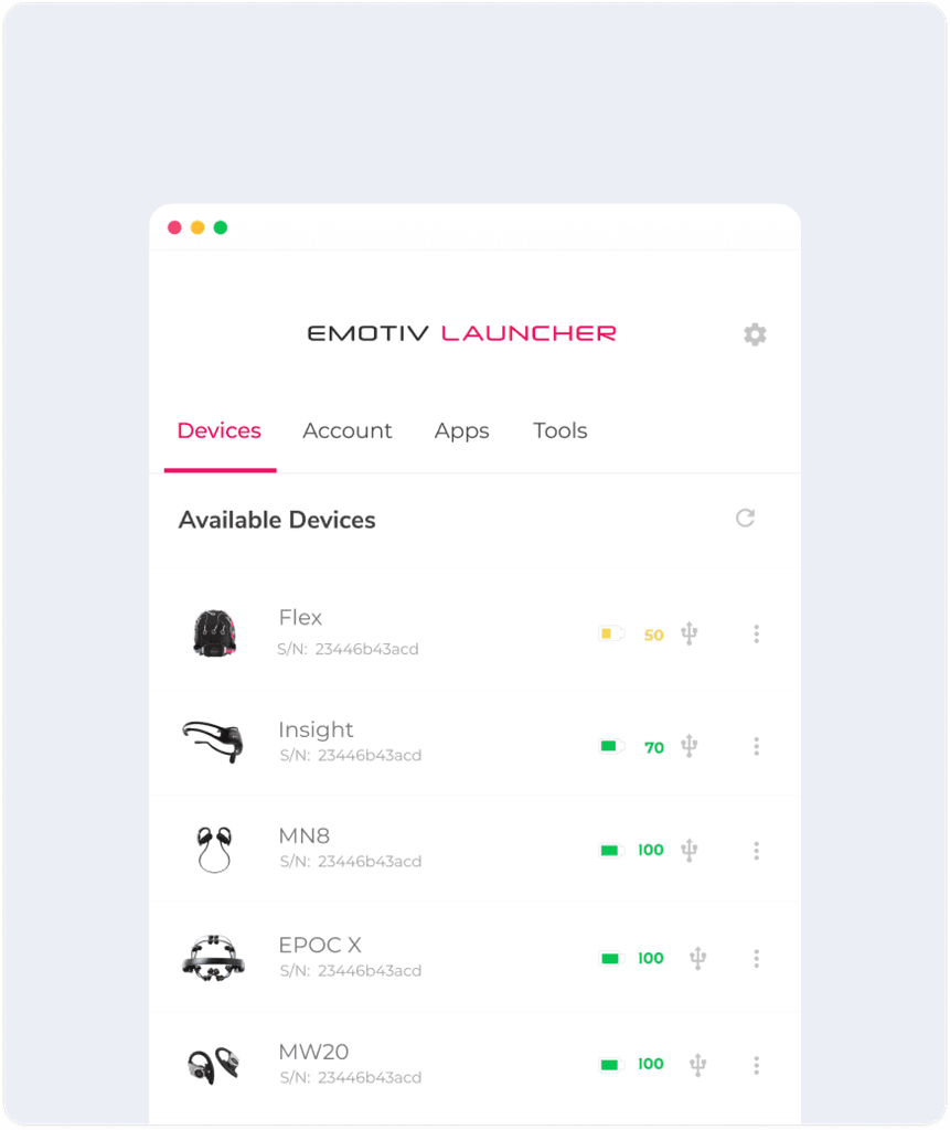 Emotiv Launcher