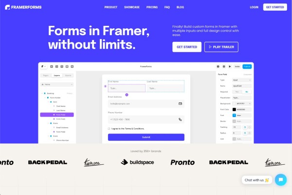 FramerForms - Toolfolio.io
