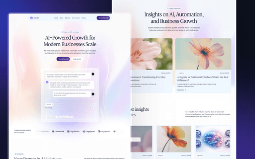 RedDevs - Axian : AI Automation Webflow Template