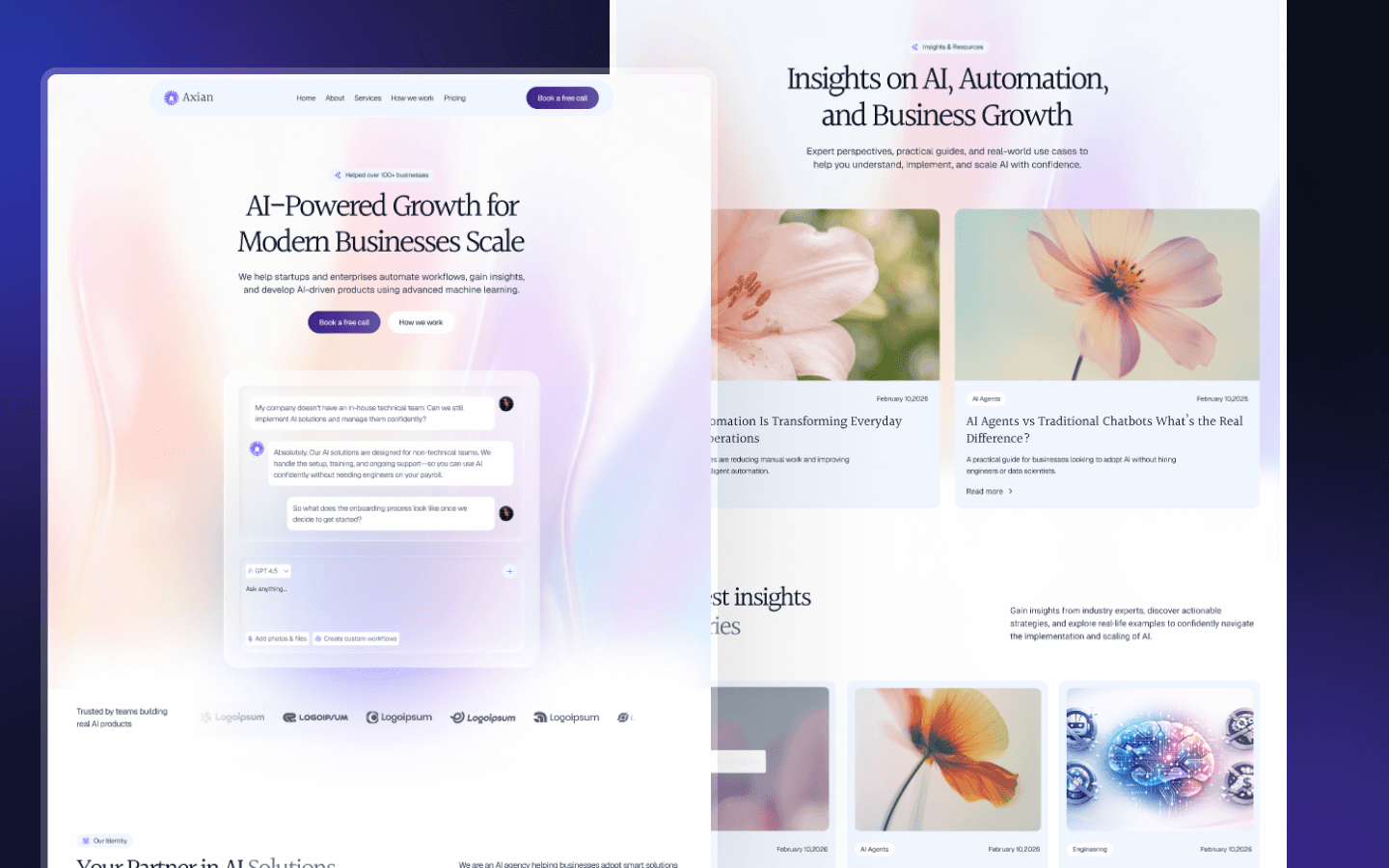 RedDevs - Axian : AI Automation Webflow Template