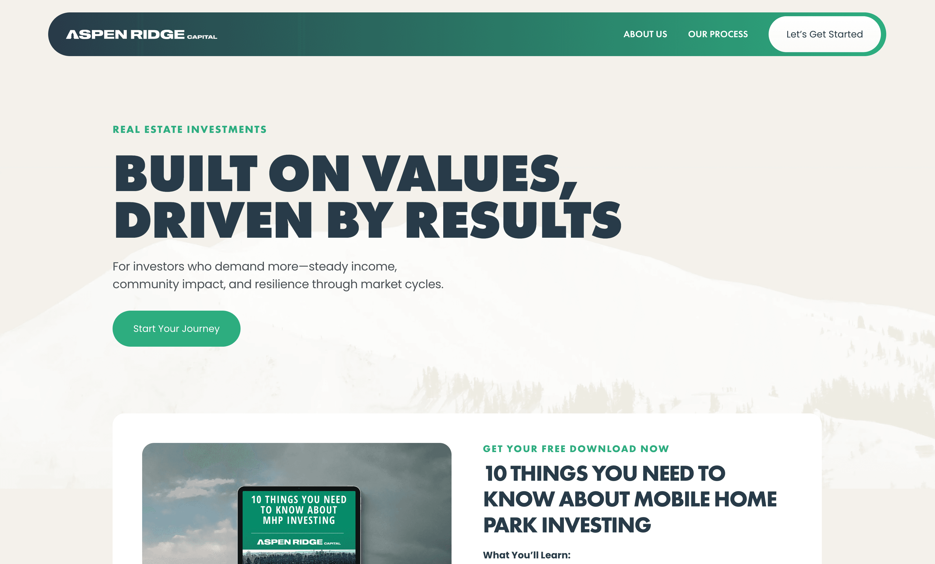 About Aspen Ridge Capital | Integrity-Driven Real Estate Investment Firm