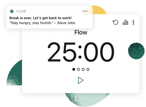 Flow | A Simple Pomodoro Timer to Organize Your Everyday Work