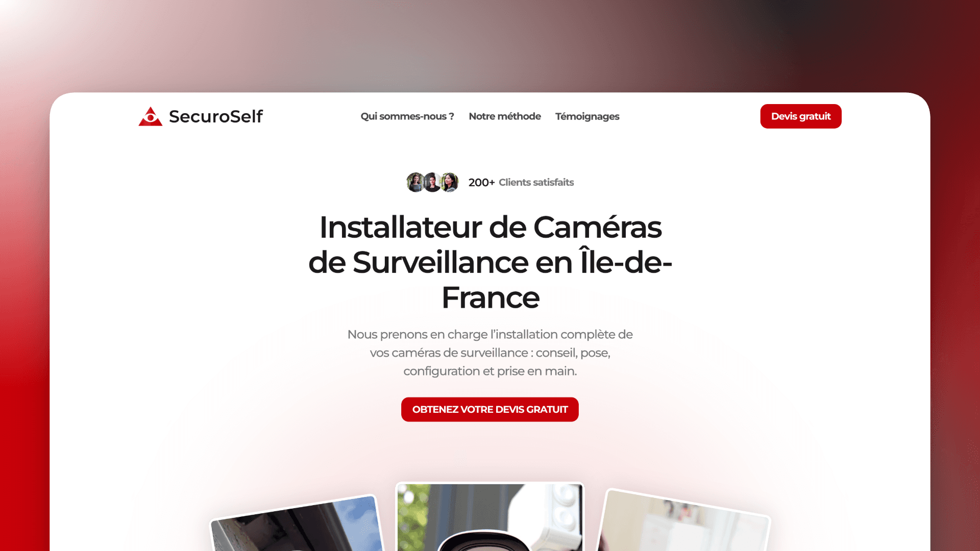 SecuroSelf – Installateur de Caméras de Surveillance en Île-de-France