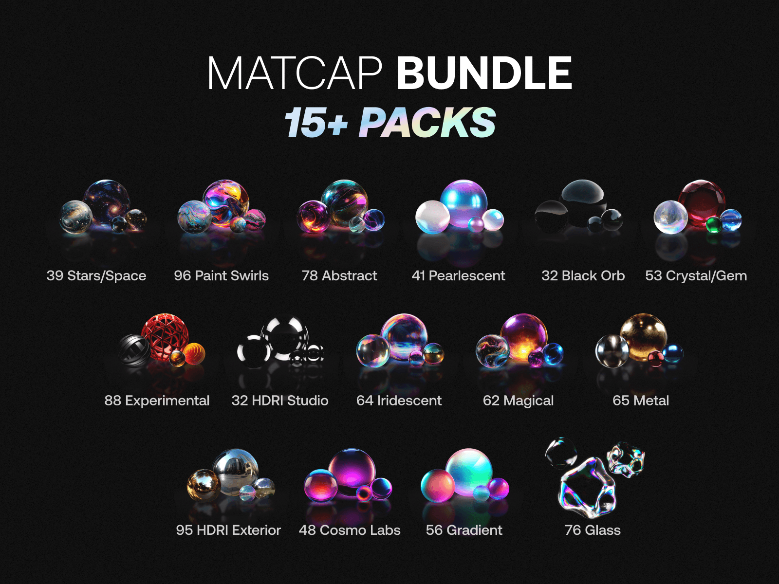 Cosmo Labs - Matcaps Mega Bundle
