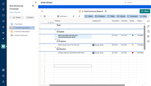 Smartsheet vs. Asana: Which Is Better Equipped for 2024? | Lark Blog