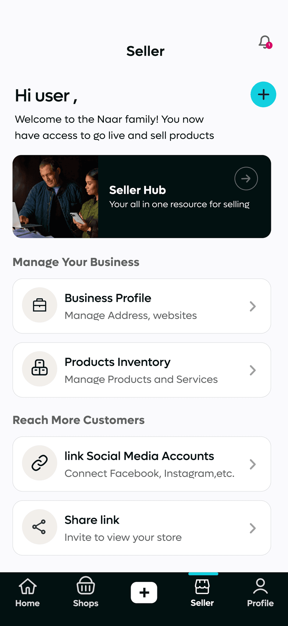 Naar - Social Ecommerce App