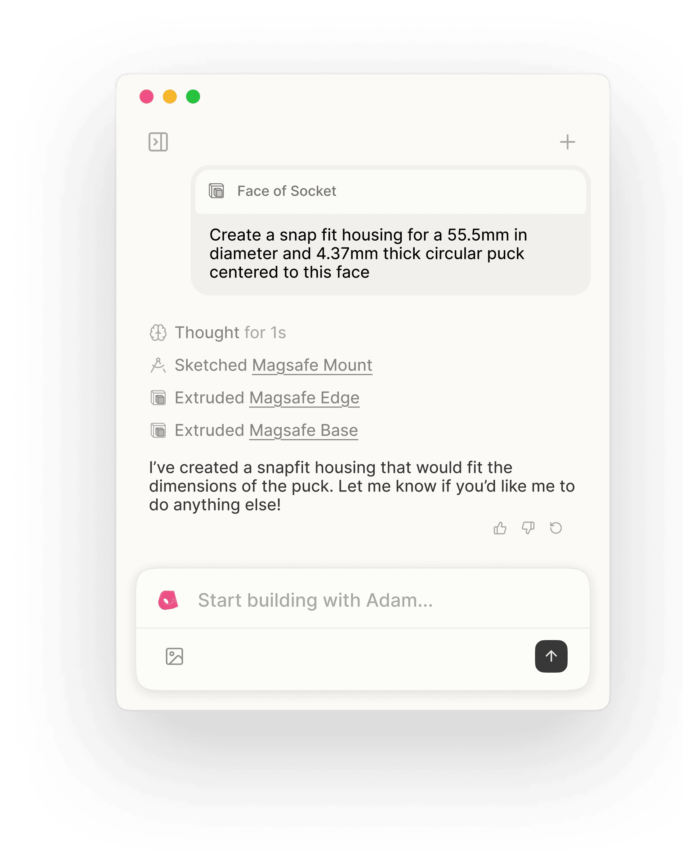 Adam - AI Powered CAD