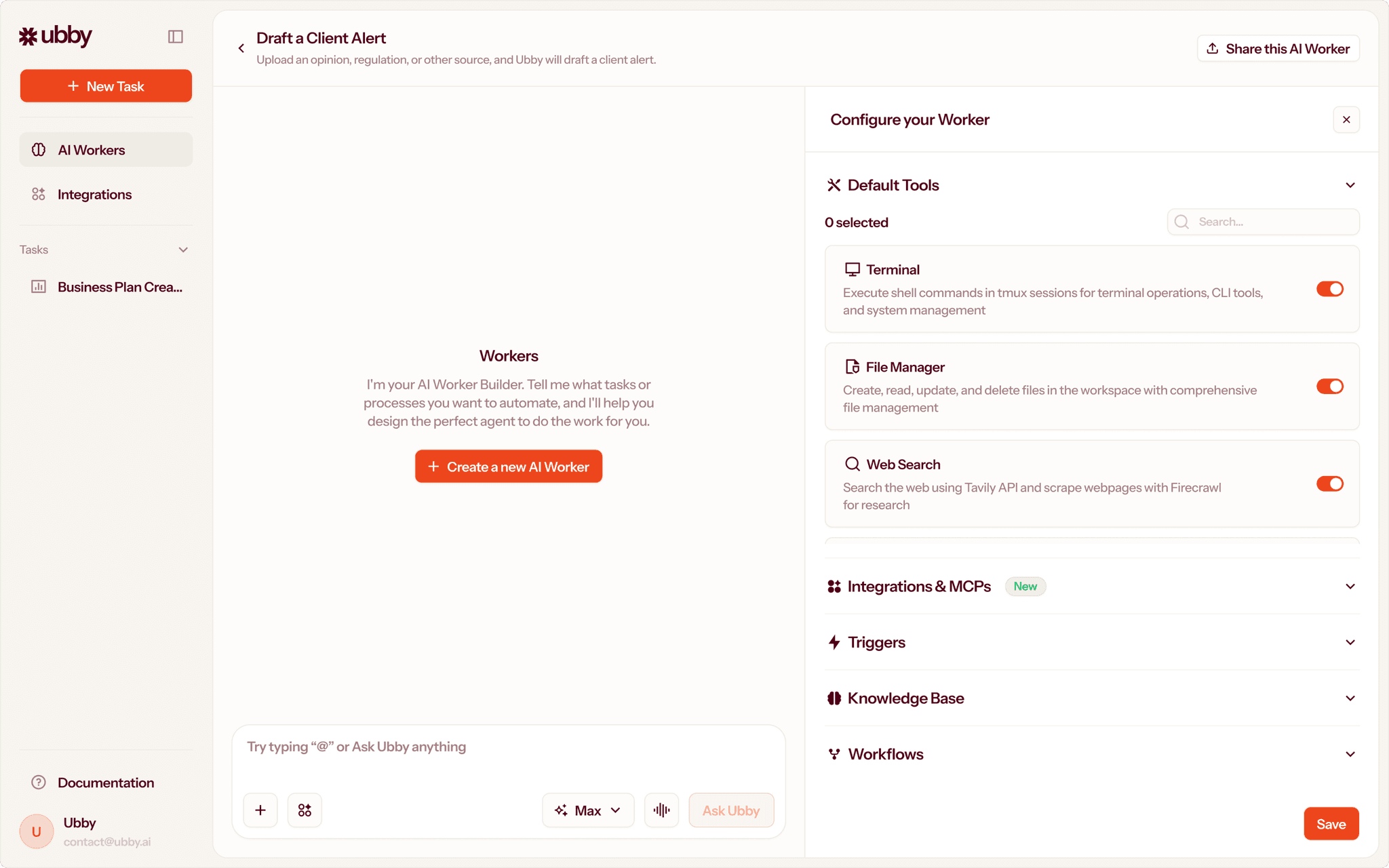 Ubby | The AI Platform for Back-Office Operations.