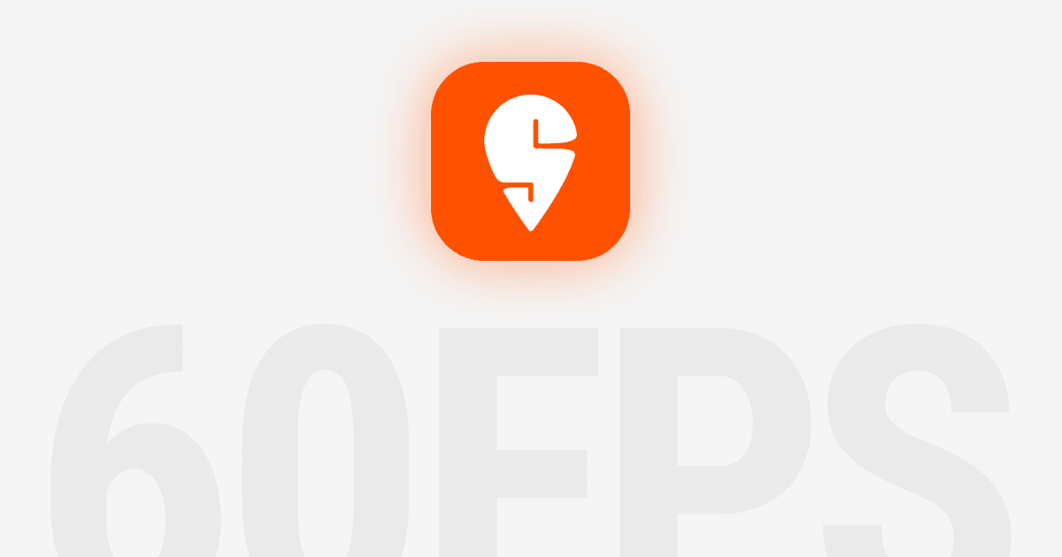 Swiggy iOS App UI/UX design animation – 60fps