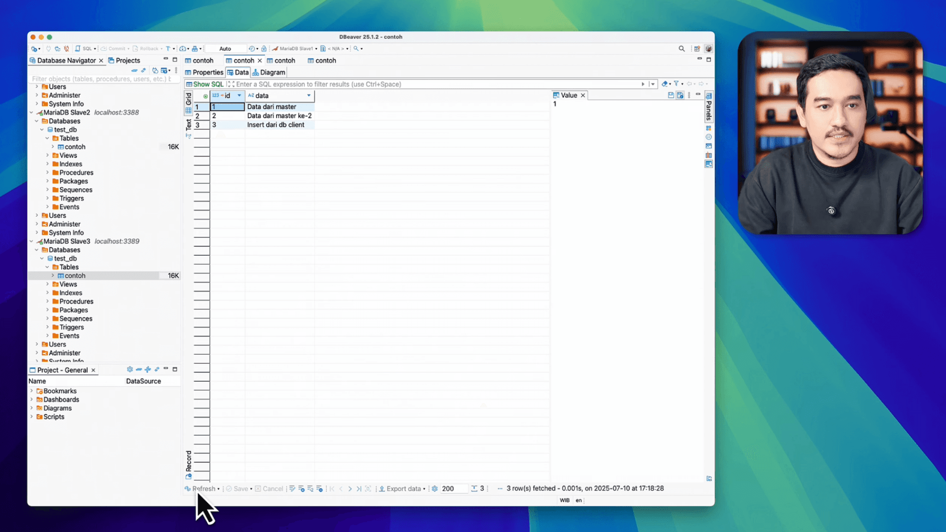 Database Cluster: Master-Slave Architecture | Tri Wicaksono's Courses