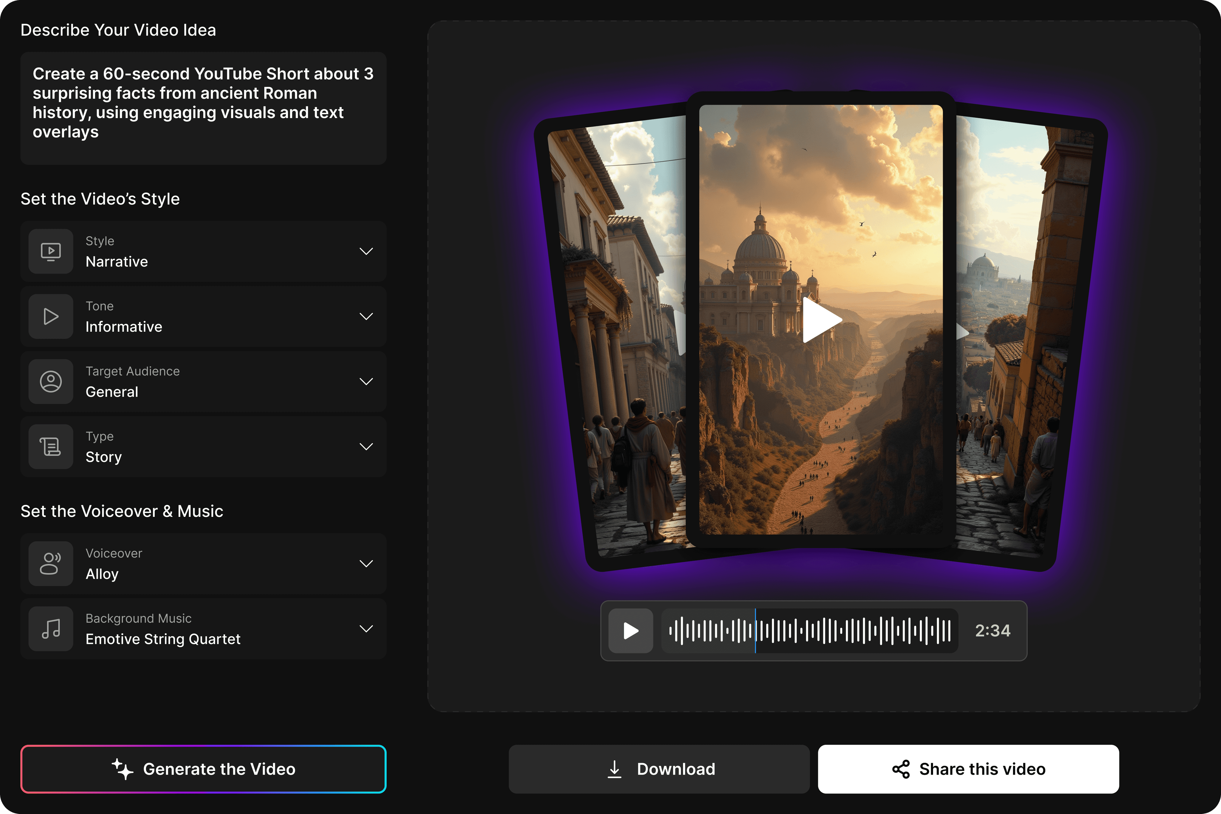 SpikeX AI : Text to Video AI Tool – Create Videos from Text in 3 Easy Steps