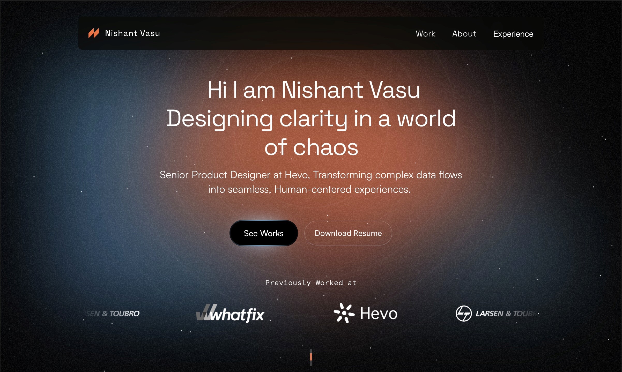 Nishant Vasu Portfolio