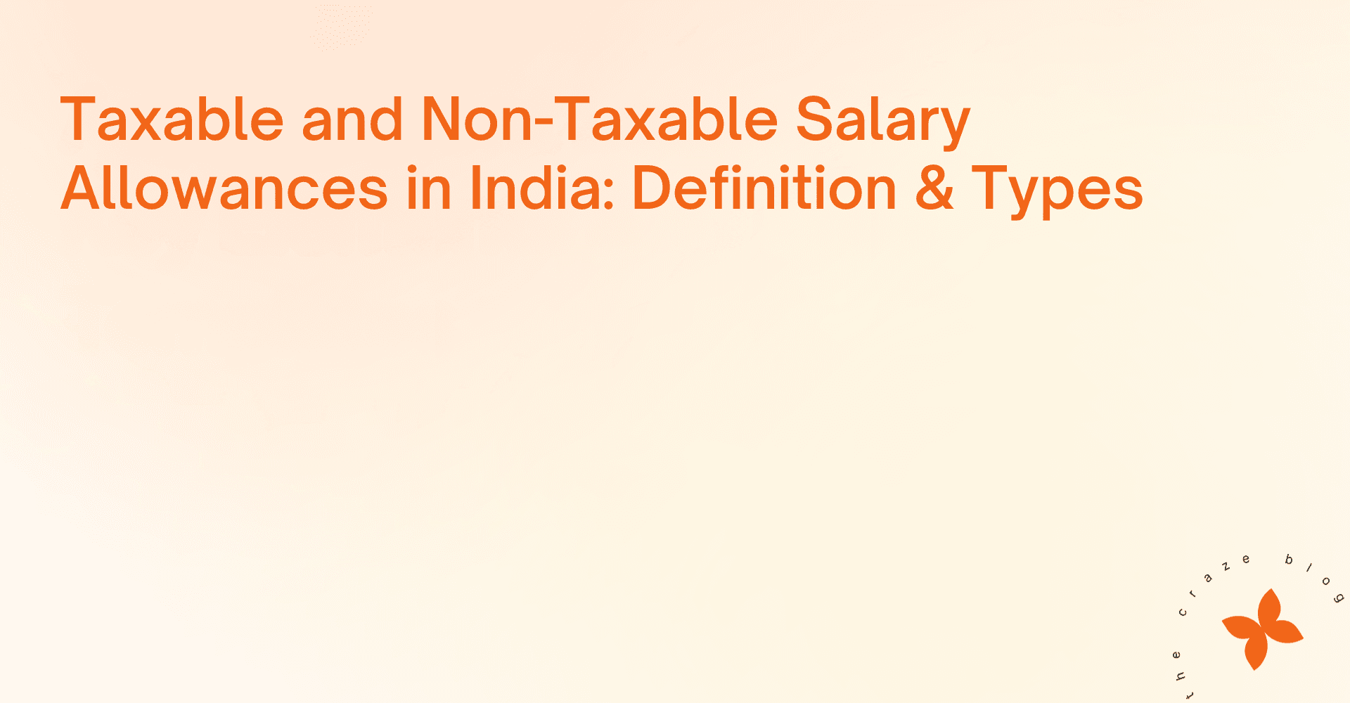 Taxable and Non-Taxable Allowances Explained