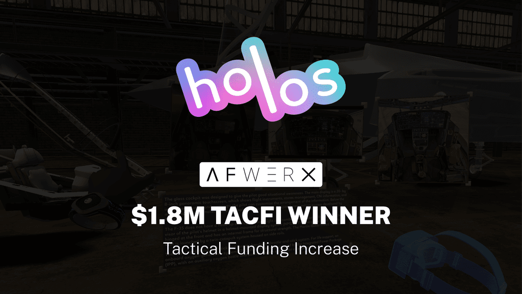 AFVentures Selects Holos for $1.8M TACFI Contract, Matching $1.8M in VC ...