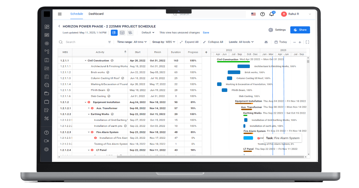 Import and share your schedule with all relevant teams