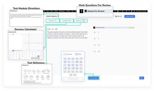 Digital SAT® Diagnostic Test With AI SAT Score Calculator