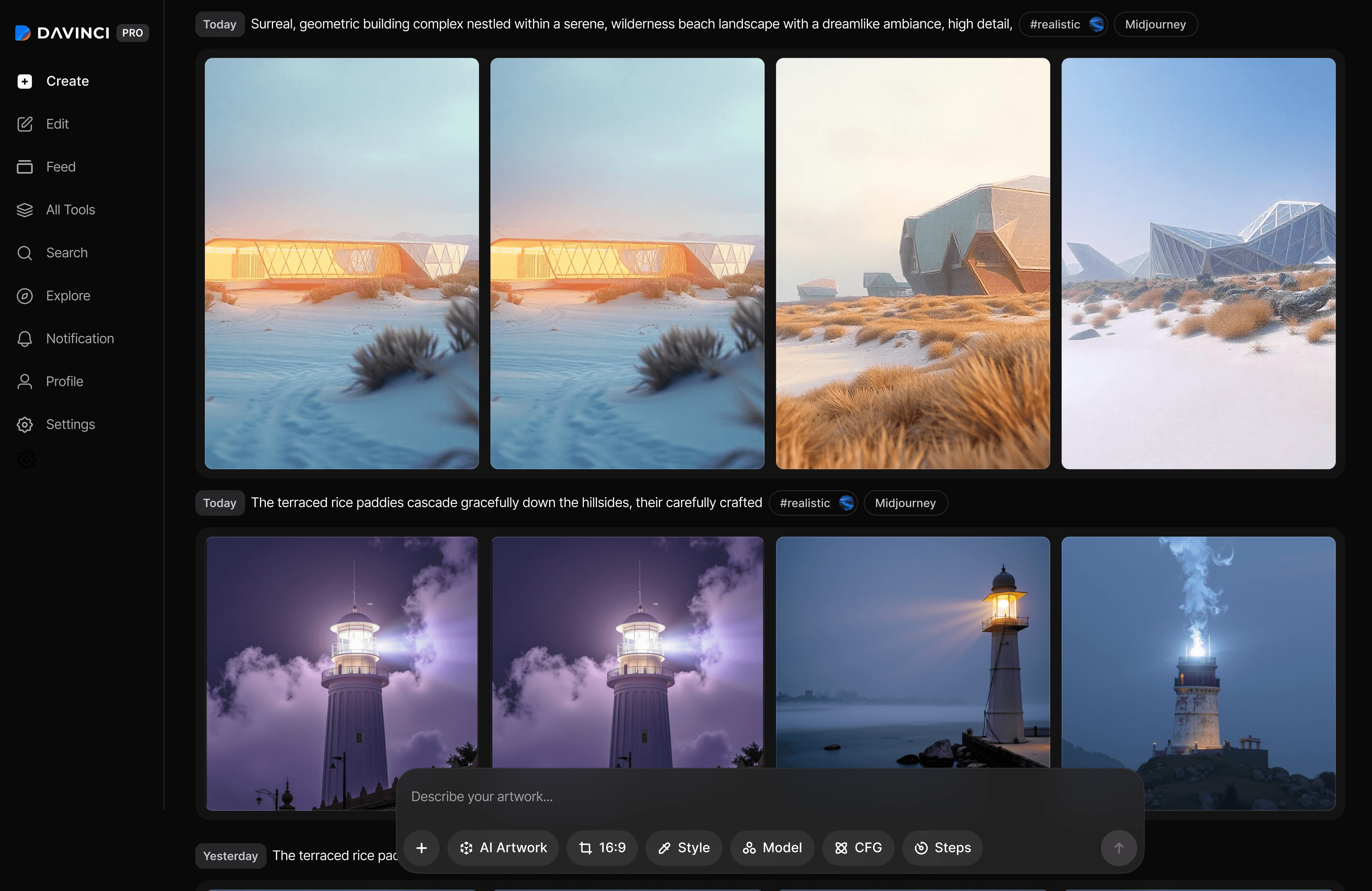 AI Image Generator - DaVinci