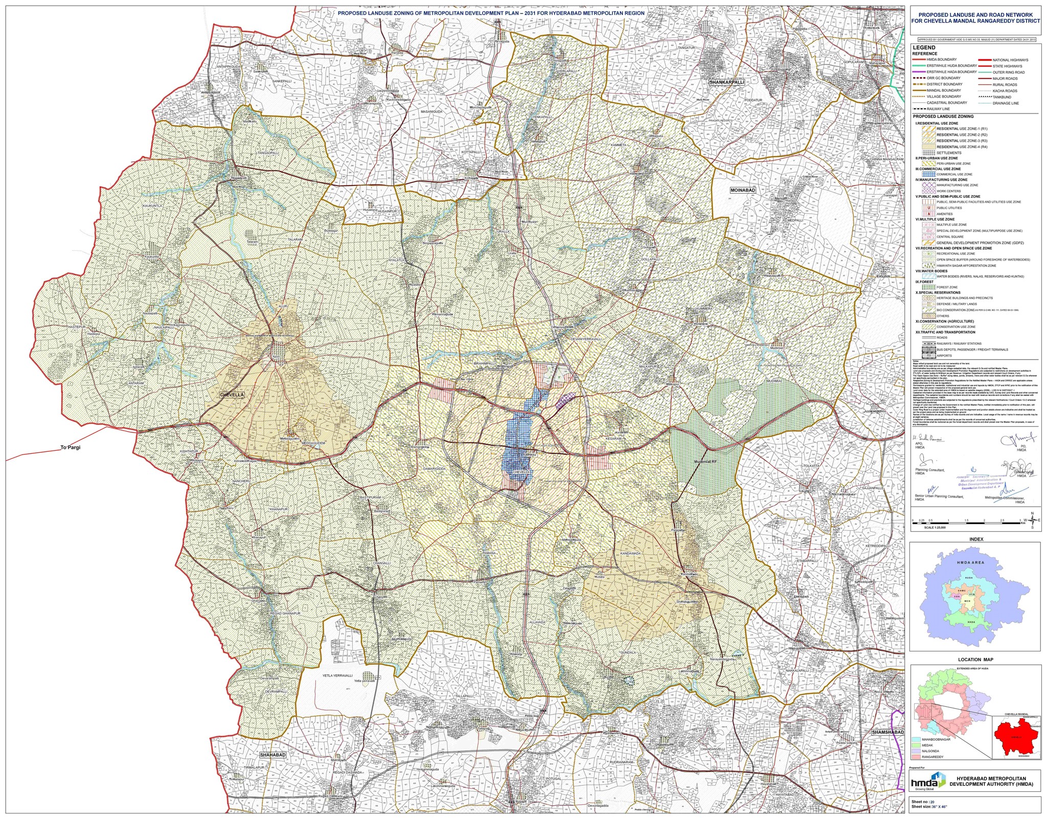 VMRDA 2041 & HMDA 2031 Master Plans | RRR Alignment Map - Charan Group