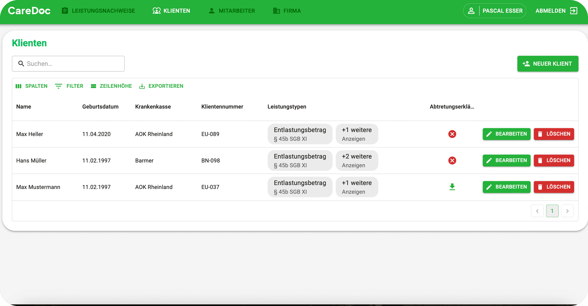 CareDoc´s Digitale Leistungsnachweise für Betreuungsdienste