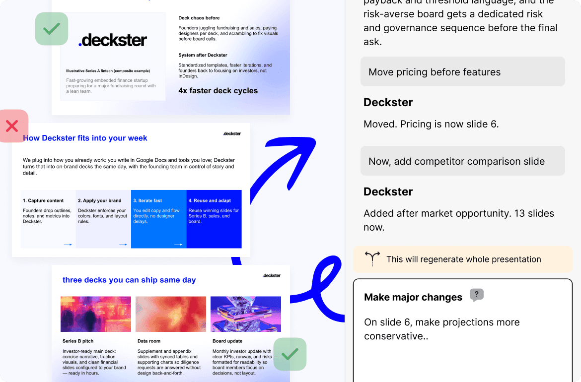 Deckster | AI copilot for high-stakes presentations - TRY FREE