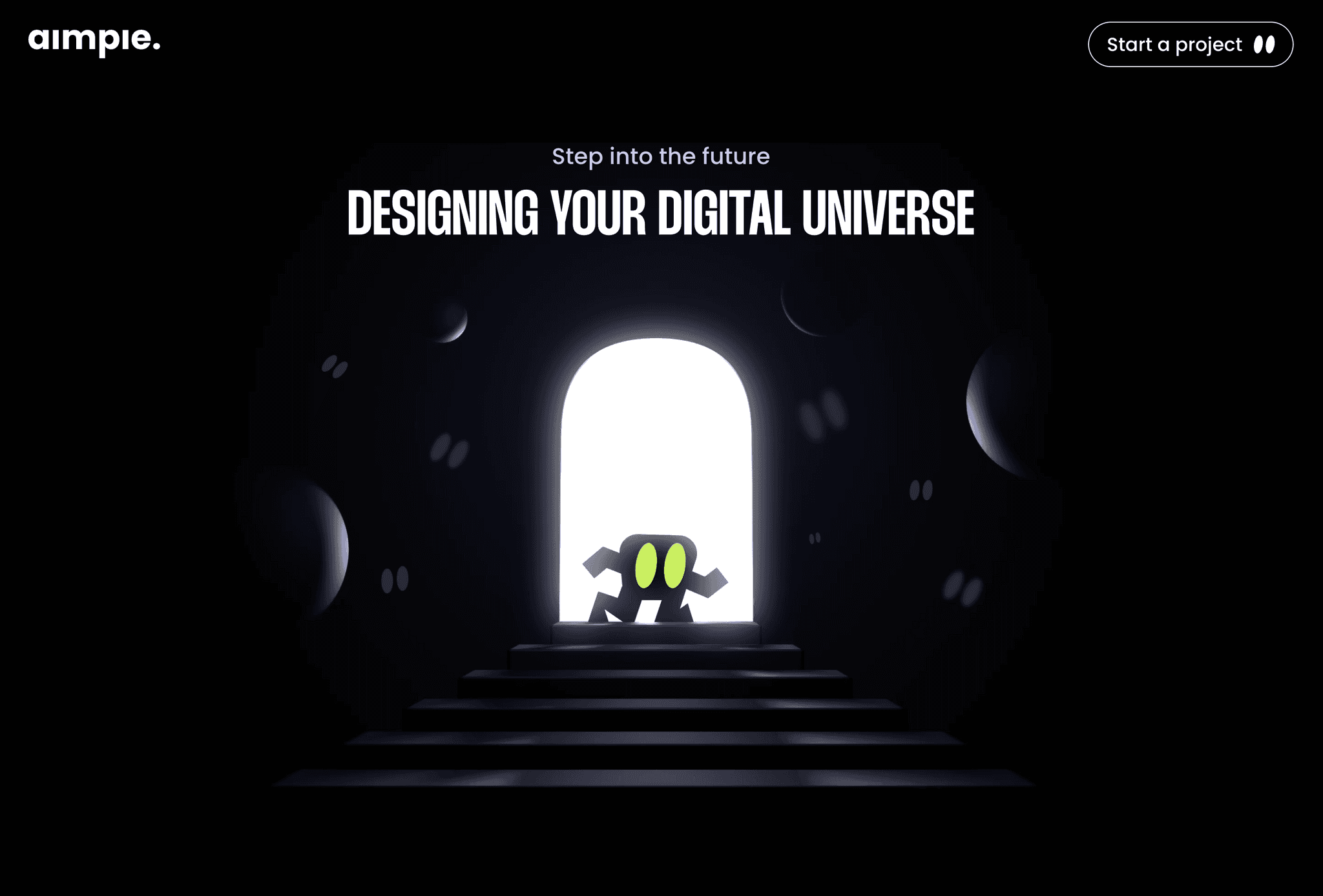 Dark Themed Web Design Inspiration