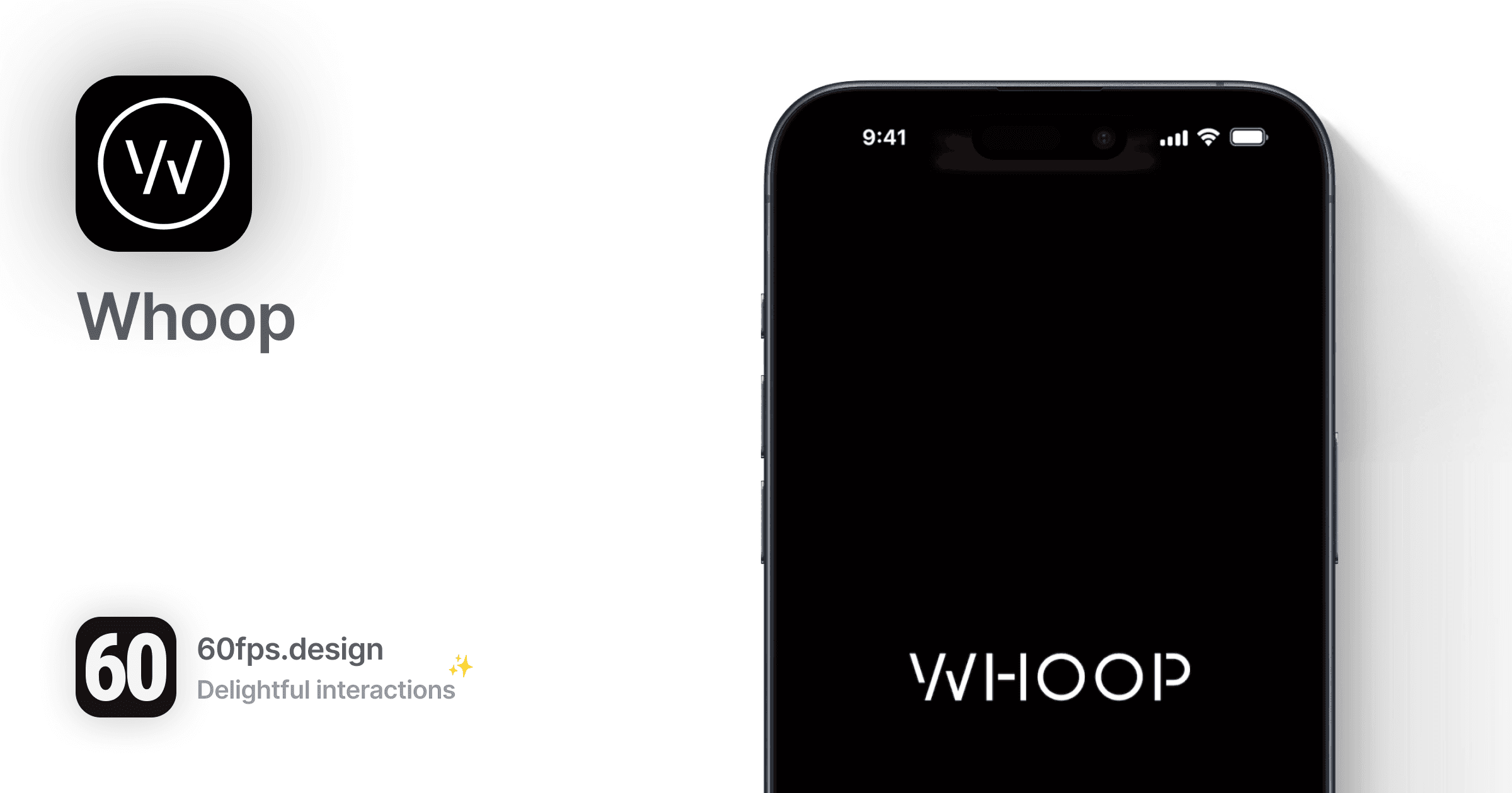 Whoop iOS App UI/UX animation