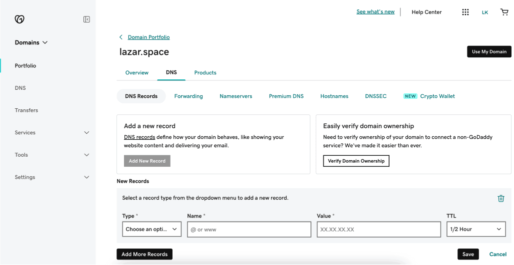 Connect Figma website to a custom domain on a GoDaddy