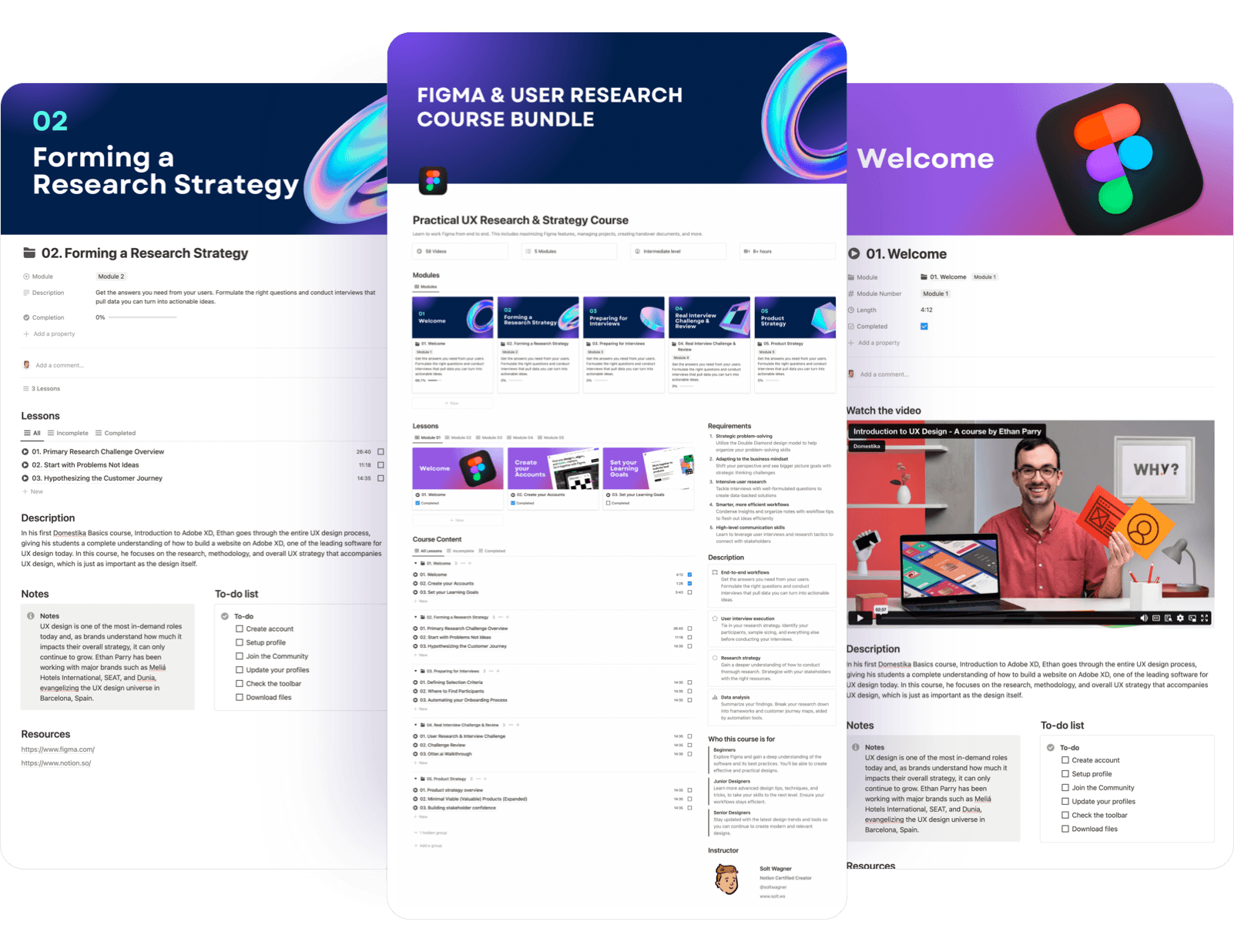 Notion Course Builder Template @ Solt Wagner