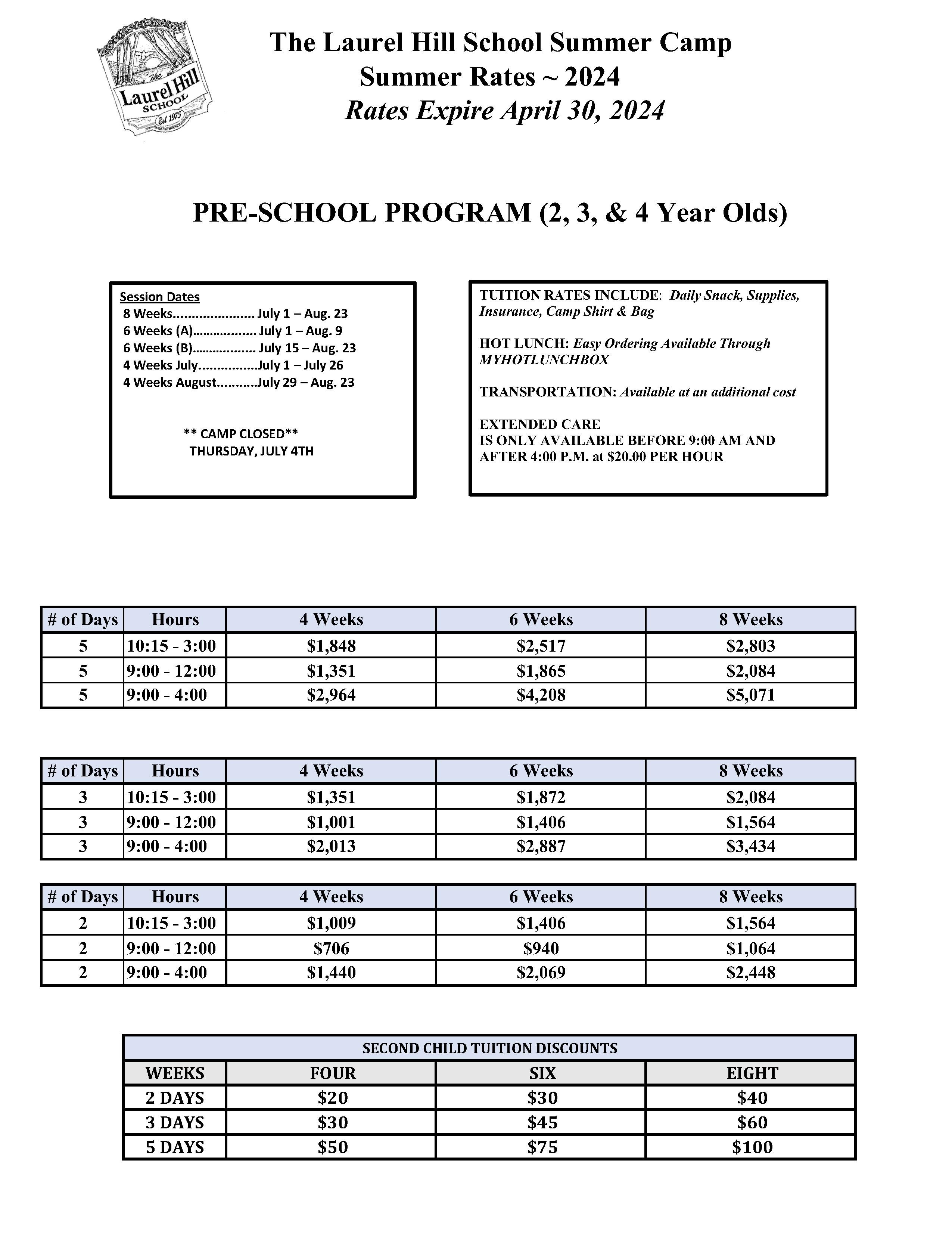 Laurel Hill Summer Camp