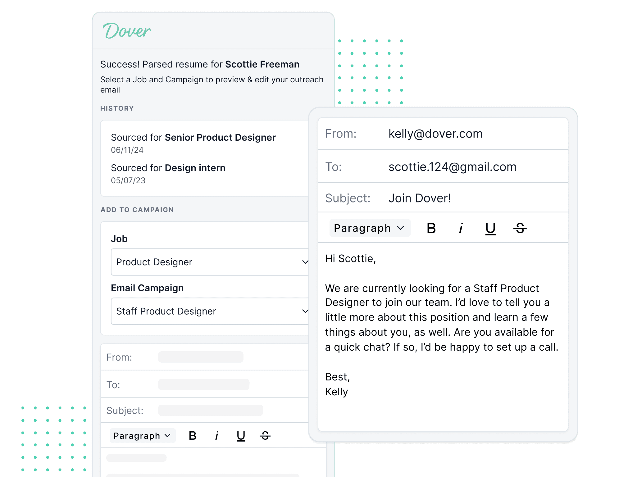 Free Startup Candidate Sourcing Tool To Hire Top Talent Fast | Dover