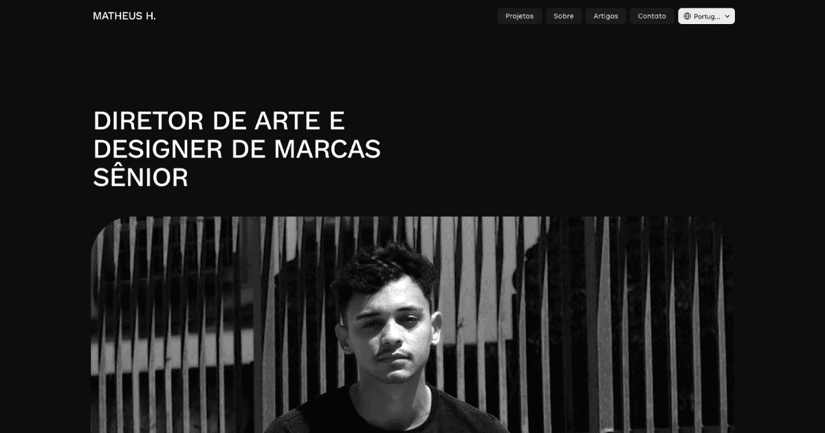 Matheus H. (theus) • Designer de Marcas e Diretor de Arte Sênior