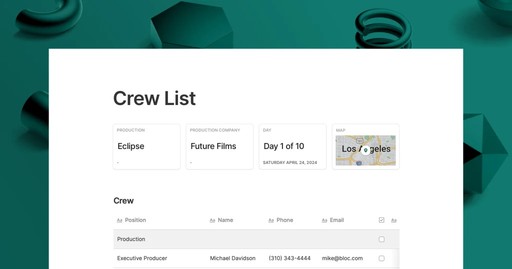 The Definitive Film Crew Hierarchy Chart - Assemble