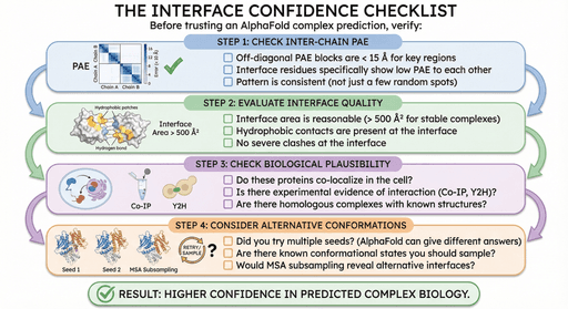 How to Interpret AlphaFold Confidence Scores for Multi-Chain Complexes ...