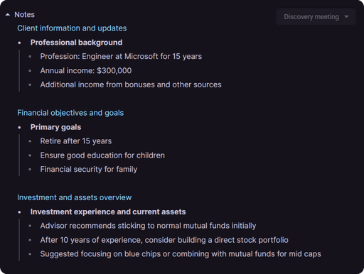 Mili - AI for Wealth Advisors