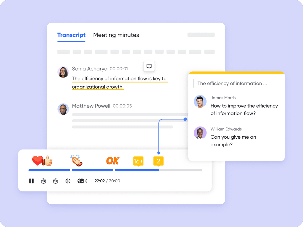 Free AI meeting transcription, notes & summary | Lark Minutes