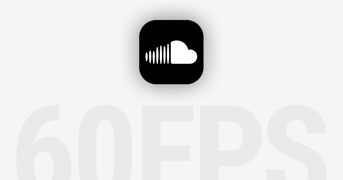 SoundCloud iOS App UI/UX design animation – 60fps