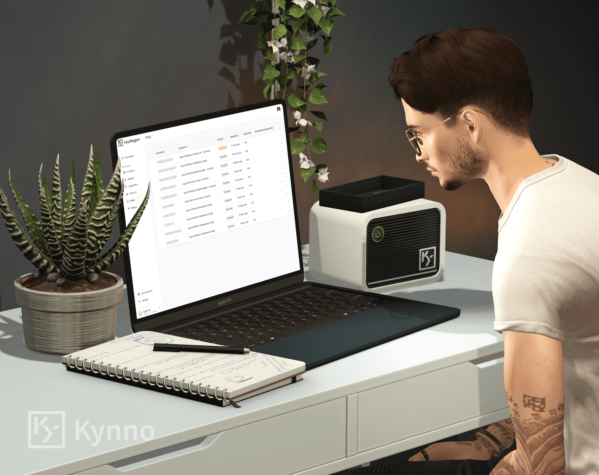 EasyBloggers - Manage your bloggers team