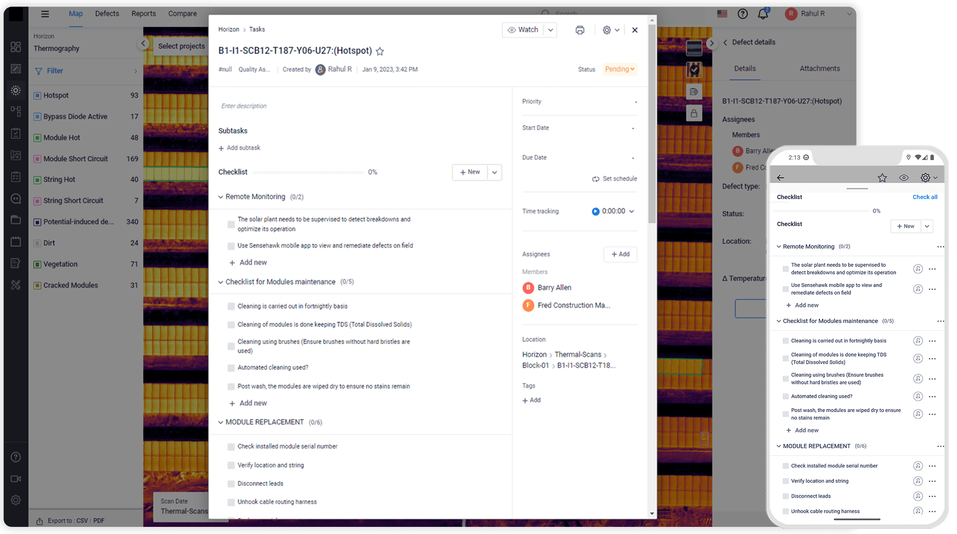 Fast and easy defect remediation with GIS-based app with AI-driven ...